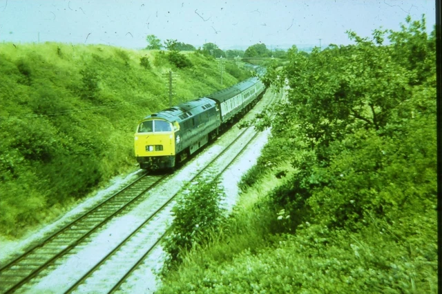 35MM COLOUR SLIDE Western Diesel Hydraulic Loco Class 52 Blue Livery £1 ...
