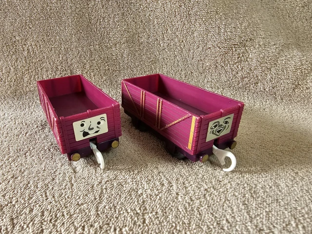 TOMY TRACKMASTER THOMAS And Friends 2x Pink Lady Troublesome Trucks B84 ...