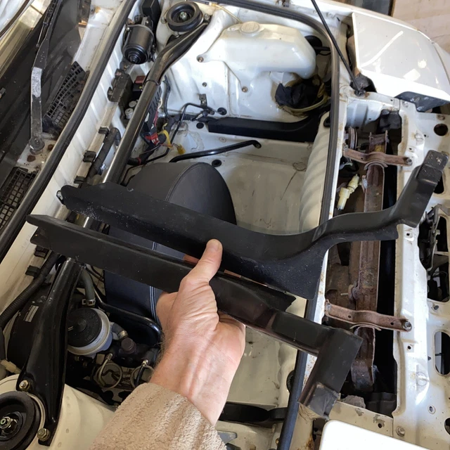 TOYOTA MR2 MK1 Pair Of Frunk Wiring Loom Covers On Top Of Chassis AW11 ...