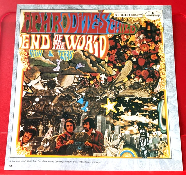 APHRODITE'S CHILD END Of The World Album Cover Art PICTURE / PRINT 11.5 ...