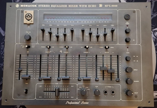 STUDIO-MISCHPULT MONACOR MPX 9000 DJ Mixer Vintage EUR 35,00 - PicClick DE