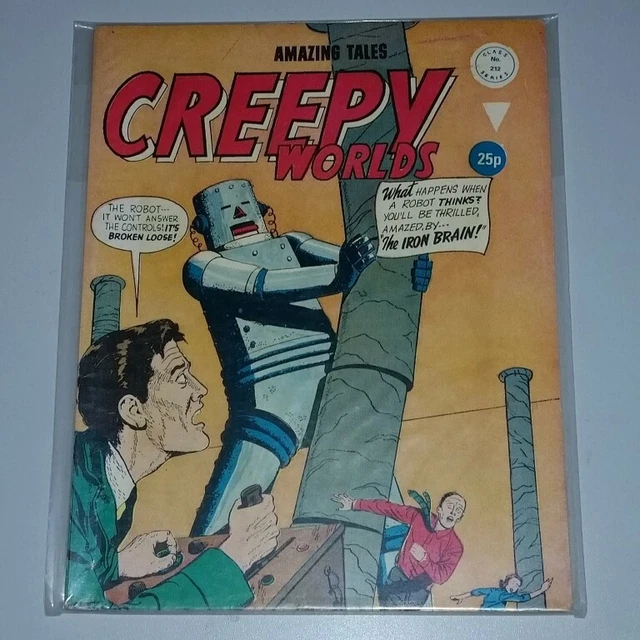 CREEPY WORLDS #212 Alan Class British Vintage Giant Size Comic £8.98 ...