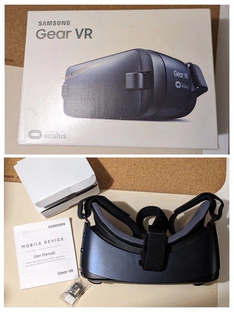 Samsung Gear Vr Sm R323 Virtual Reality Headset Blue Black Oculus