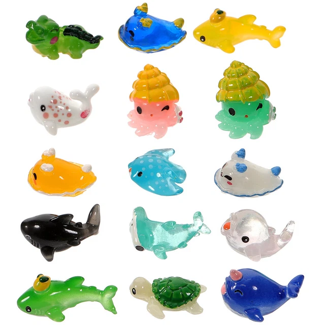 15 PCS RÉSINE Modèle Mini-animal Figure De Poisson Tropical EUR 8,58 ...