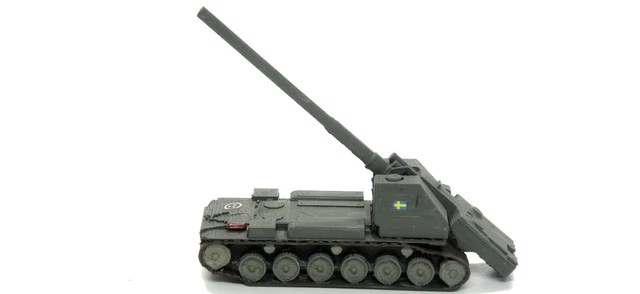 ARTILLERIKANONVAGN AKV 151 schwedische Artillerie 1/87 Bausatz 1/72 ...