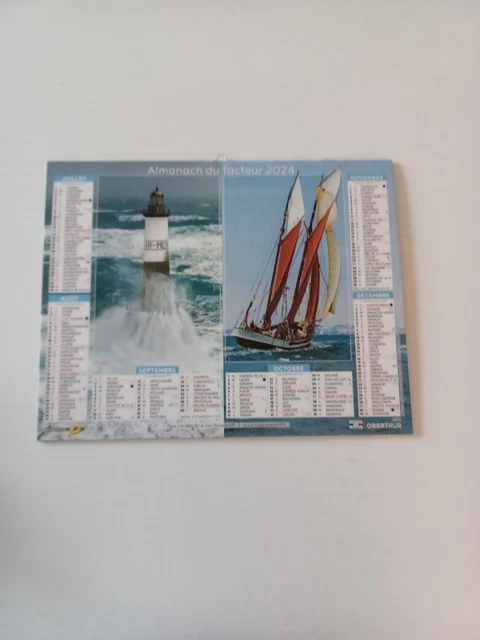 CALENDRIER DE LA Poste Almanach 2024 Mer EUR 7,00 - PicClick IT