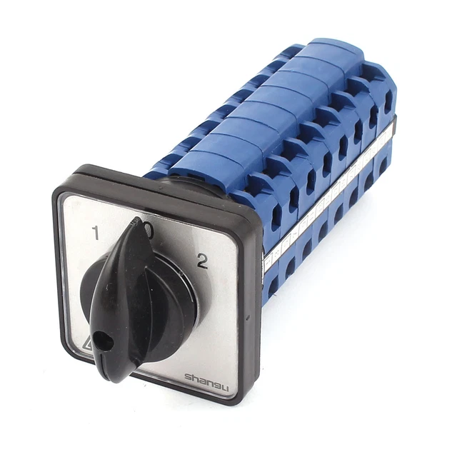 AC 660V 20A 3 Position Electric Rotary Selector Cam Changeover Switch £25.08 - PicClick UK