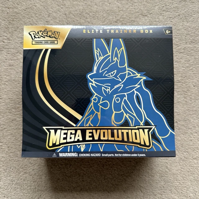 POKÉMON TCG MEGA Evolution Lucario Regular Elite Trainer Box - Factory ...