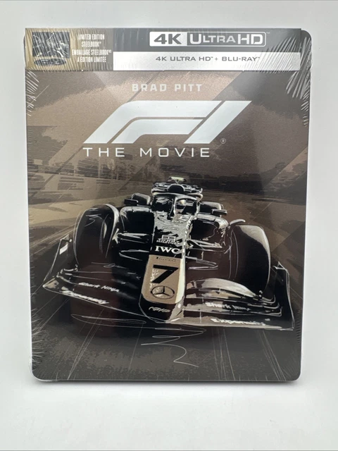 F1: THE MOVIE 4K Steelbook (2025) (4K Ultra HD + Blu-ray) SEALED ...