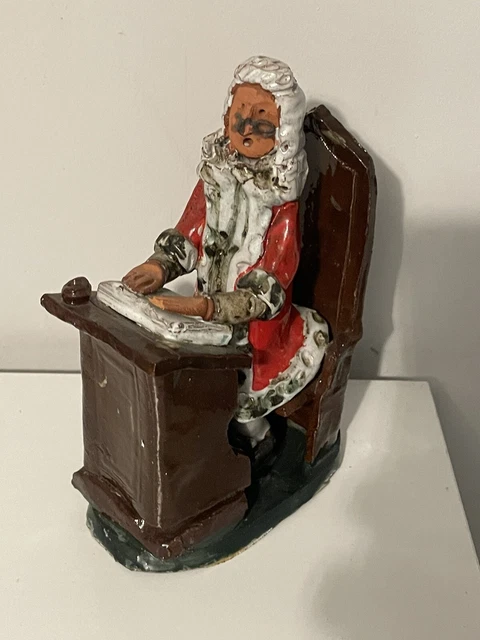 SEVEN SPRINGS POTTERY Marie Whitby 1998 Signed Studio Artist The Judge ...