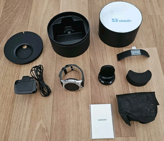 SAMSUNG S3 MEN'S Classic Silver Smartwatch - (SM-R770) Very Good ...