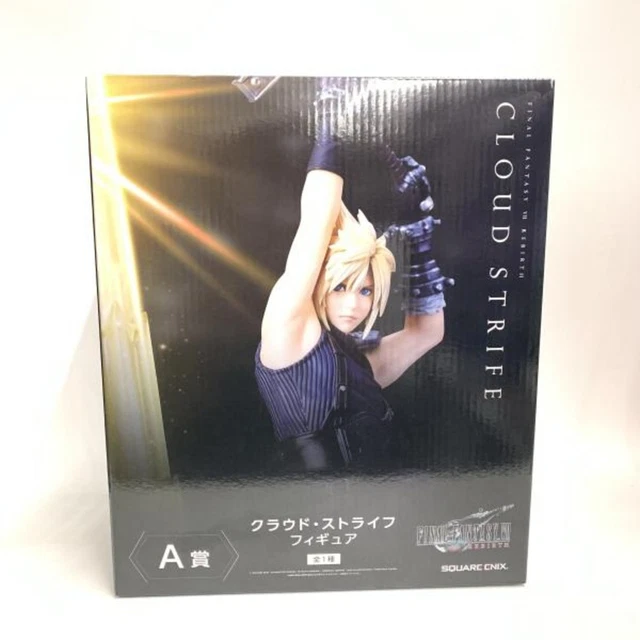 FINAL FANTASY VII Cloud Strife Figure Opening A Prize Square Enix Used ...