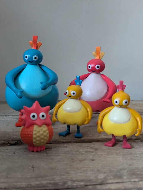 CBEEBIES TWIRLYWOOS 5 Toys Great BigHoo Toodloo Chickedy Chick Peekaboo ...