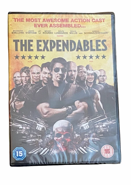 THE EXPENDABLES DVD (2010) Sylvester Stallone Jason Statham Jet Li ...