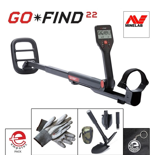 METAL DETECTOR GO Find 22 Minelab Piastra 8" Cercametalli Oro Pala ...