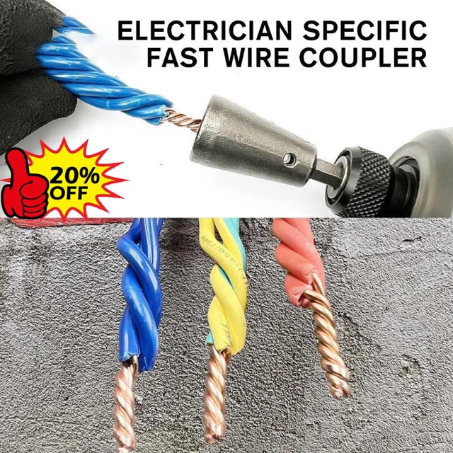CABLE CONNECTOR_WIRE TWISTING_TOOL Stripper Twister Power Drill Driver ...