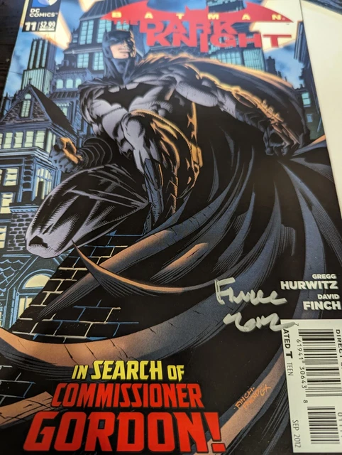 GREG HURWITZ SIGNED:BATMAN: The Dark Knight Vol 2: search of ...