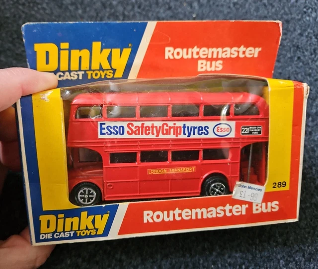 DINKY TOYS MECCANO Routemaster Bus 289. Pneumatici Esso. TS. EUR 3,43 ...