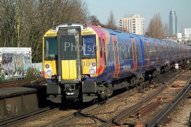 CLASS 458 458527, 5 car EMU, in South West Trains branded SWR at ...