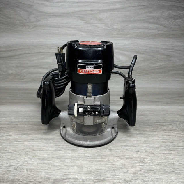 VINTAGE SEARS CRAFTSMAN 6.5 AMPS Router in Case Model 315.17480 Made ...