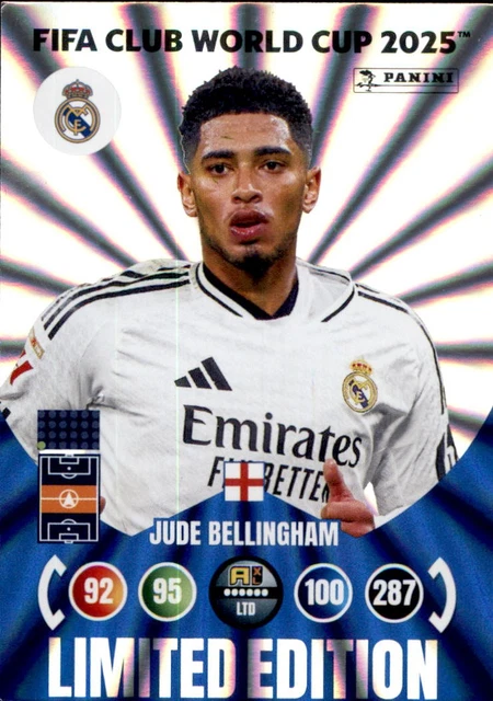 PANINI FIFA CLUB World Cup 2025 Trading Card Jude Bellingham - Limitierte Karte EUR 5,49 ...