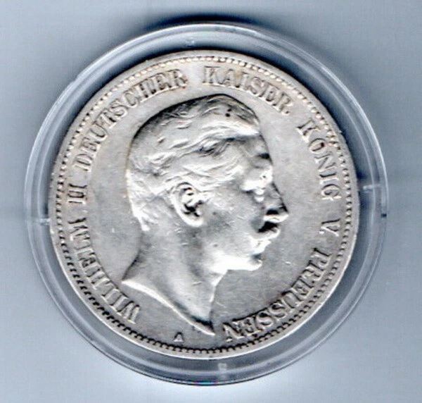 &KÖNIGREICH PREUSSEN, 5 Mark 1895A, Kaiser Wilhelm II. Deutsches Kaiserreich EUR 35,00 - PicClick DE