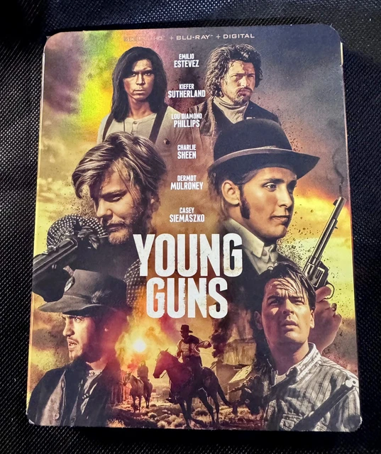 YOUNG GUNS [4K UHD + BLU-RAY] with slip, region-free USA import **NEW** £25.00 - PicClick UK