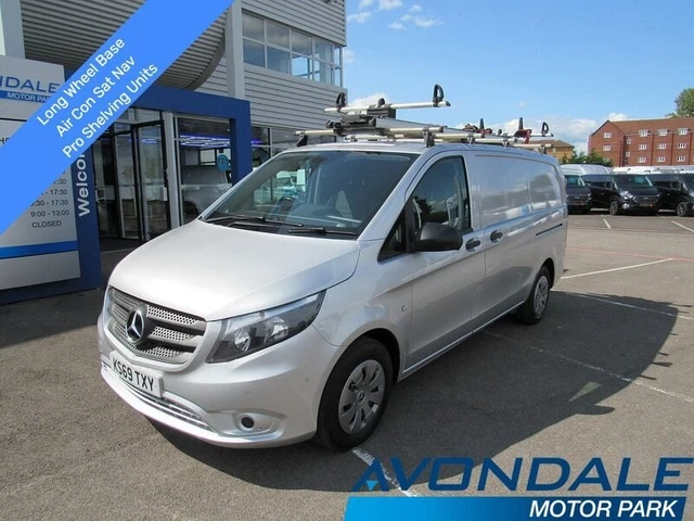 2019 MERCEDES-BENZ VITO 110 CDI Progressive SILVER EURO 6 SHELVING AC ...