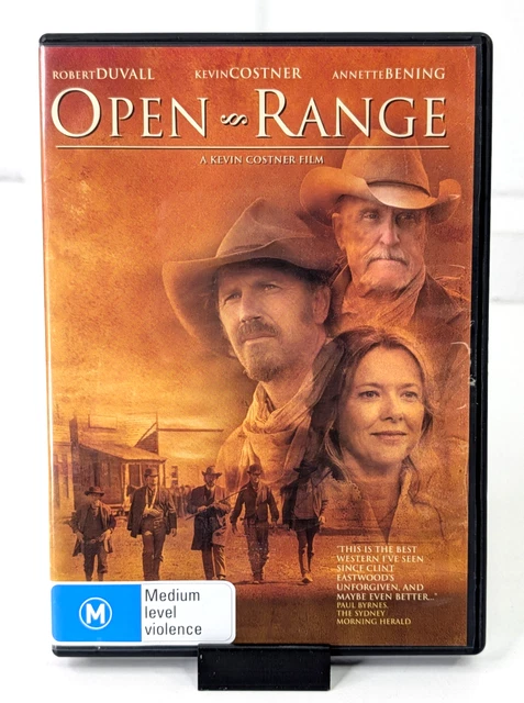 OPEN RANGE (2003) Region 4 DVD - Kevin Costner, Annette Bening [Mint ...