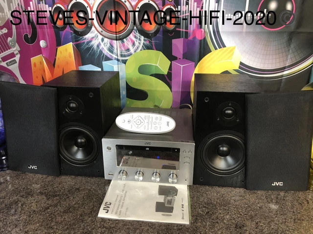 JVC UX-D150 WIRELESS Micro DAB Hi-Fi With Valve Amp + Speakers/Remote L ...