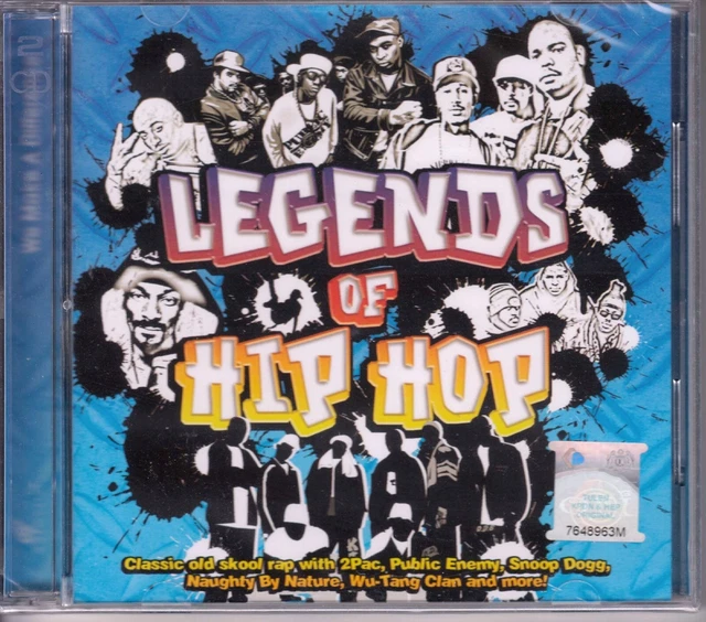 LEGENDS OF HIP Hop Classic Old Skool Rap CD 2Pac Public Enemy Snoop ...