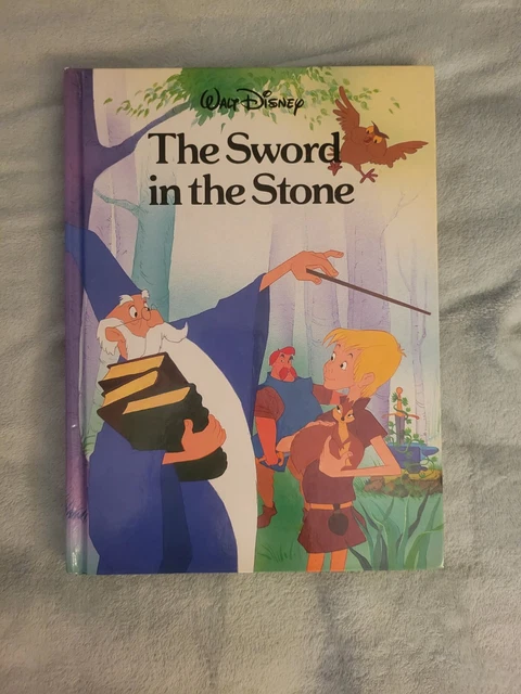 1987 WALT DISNEY The Sword In the Stone HARDBOUND BOOK £6.77 - PicClick UK
