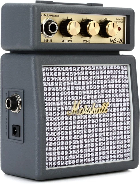 MARSHALL MS-2C MICRO Guitar Amplifier - Grey Boxed Practice mini Amp ...