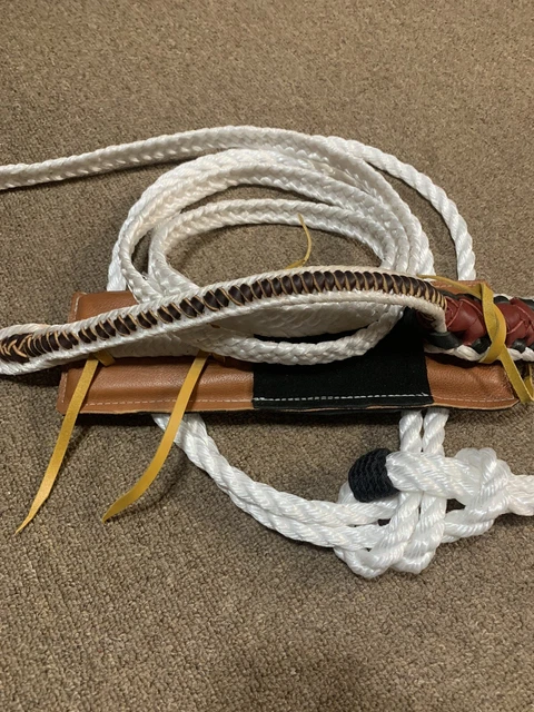 BULL RIDING ROPE Left Hand Rodeo Equipment $125.00 - PicClick