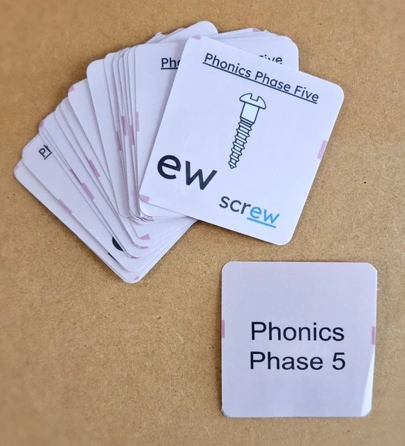 PHONICS PHASE 5 Flash Cards - Trigraphs Split-Digraphs £2.77 - PicClick UK