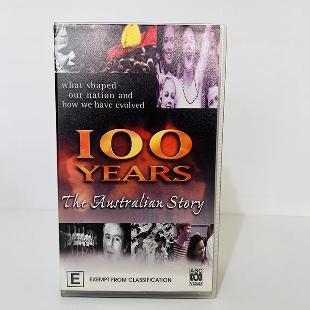 100 YEARS THE Australian Story Double Case Vhs Video Tape ABC 5 Part ...