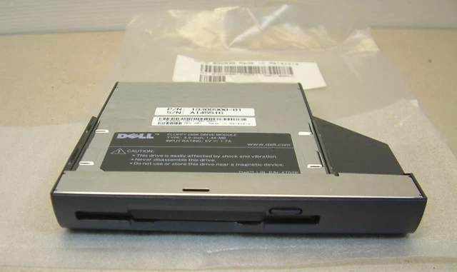 VINTAGE DELL LAPTOP Floppy Disk Drive Module [FDD] 1.44Mb P/N 03G939 ...