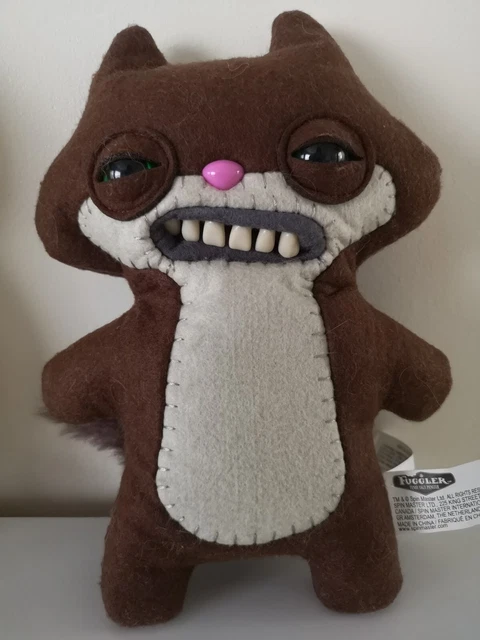FUGGLER SKETCHY SQUIRREL Monster Soft Plush Toy 9" £5.99 - PicClick UK