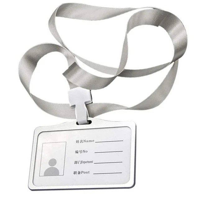 3X HORIZONTALER STIL ID Karten Halter Aus Aluminium Legierung mit ...
