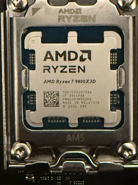 AMD RYZEN 7 9800X3D 8-Core 16-Thread Processor 4.7GHz 120W DDR5 *FAST ...