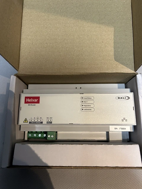 HELVAR DIGIDIM 905 Router Imagine Router-one DALI SUBNET Brand New £140 ...