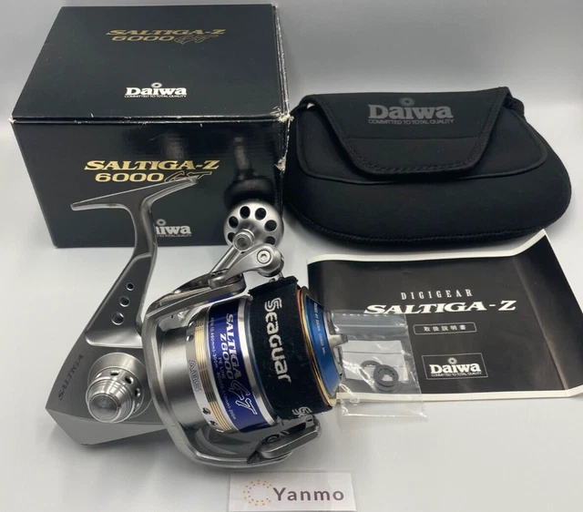 SALTIGA Z6000GT DAIWA Spinning Fishing Reel Gear Ratio 4.3:1 W/Box ...