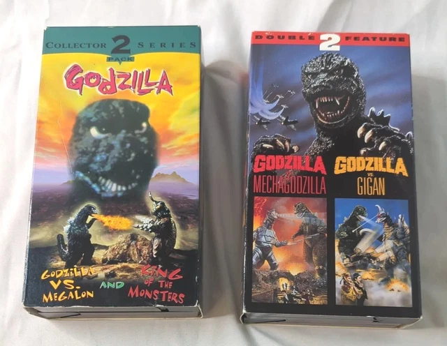 GODZILLA VHS VCR 4 TAPE LOT GIGAN KING KONG tested MECHAGODZILLA £33.00 ...