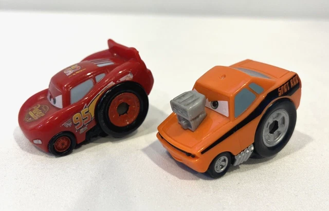 DISNEY PIXAR CARS Lightning Mcqueen & Snot Rod Riplash Racers Set 2013 ...