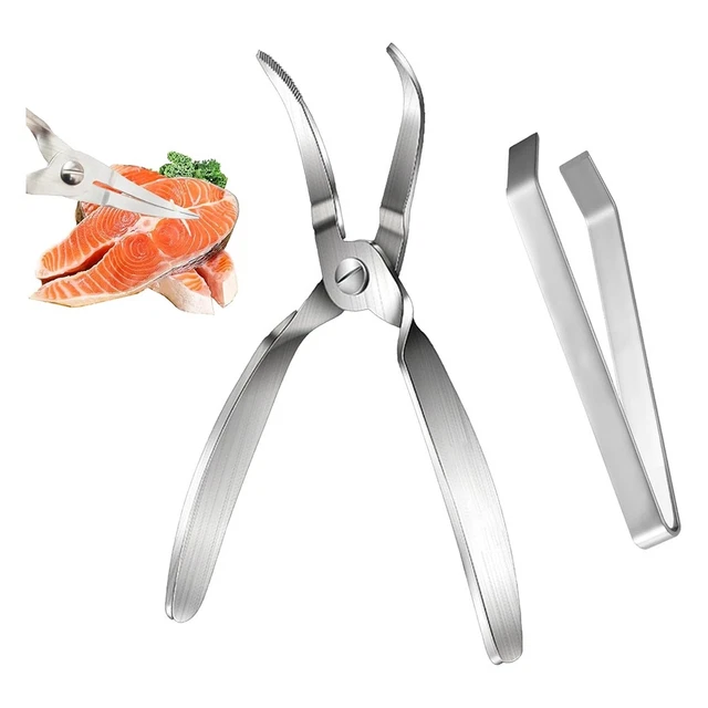 FOOD TWEEZERS FISH Bone Tweezers for Kinds of Fish F8W41871 £9.68 ...