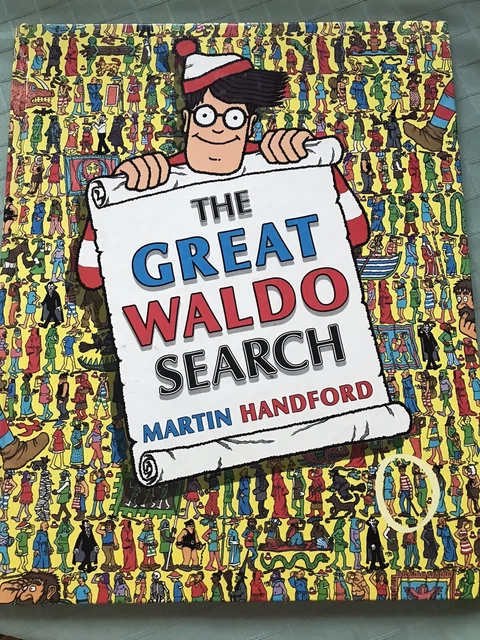 WHERE'S WALLY USA Search Vintage Hardcover 80s FIRST EDITION Great ...