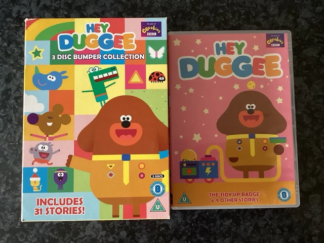 HEY DUGGEE DVD Boxset + Hey Duggee Tidy Up Badge DVD £9.99 - PicClick UK