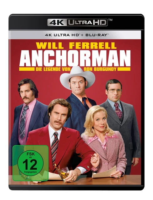 ANCHORMAN/LEGENDE VON RON Burgundy - 4K UHD/Blu-ray (4K UHD Blu-ray ...