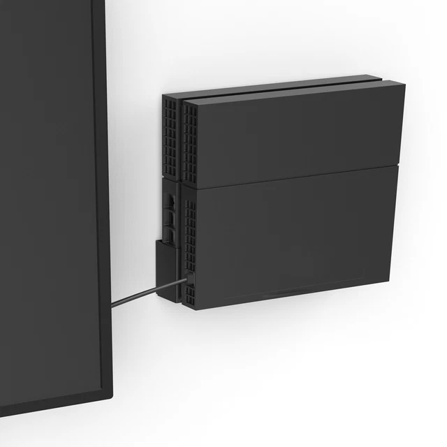 SUPPORT MURAL NOIR pour for ps4 première génération double option de ...