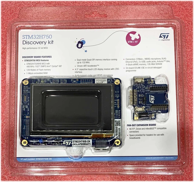 STM32H750B-DK - DISCOVERY Kit with STM32H750XBH6 MCU $250.00 - PicClick AU